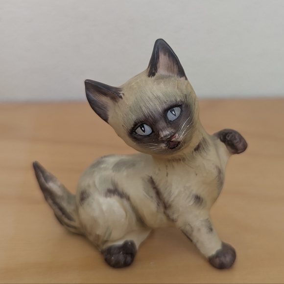 Lefton | Art | Vintage Lefton Siamese Cat Figurine | Poshmark